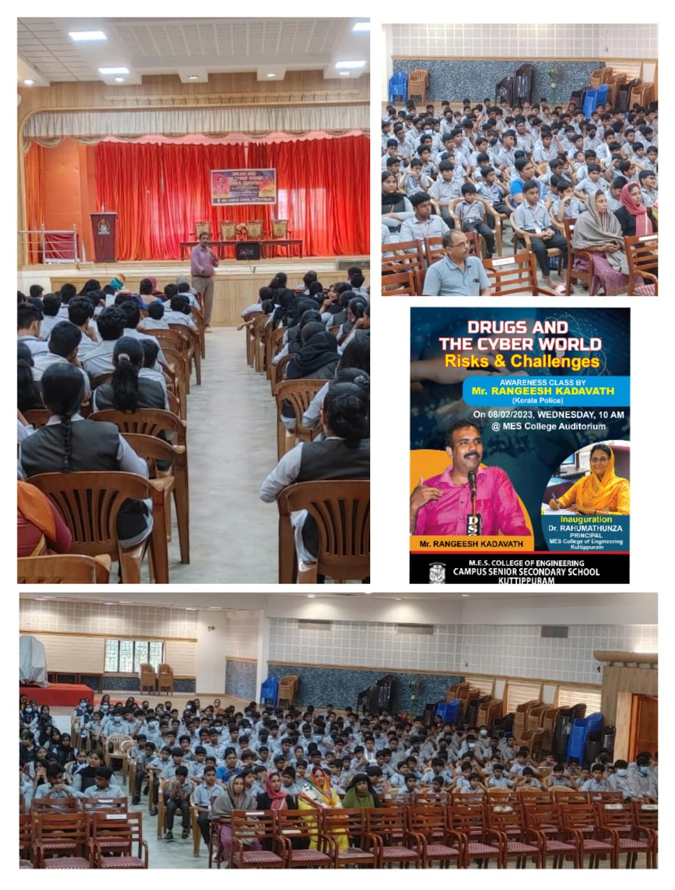 Awareness class on Drugs and The Cyber World - MES