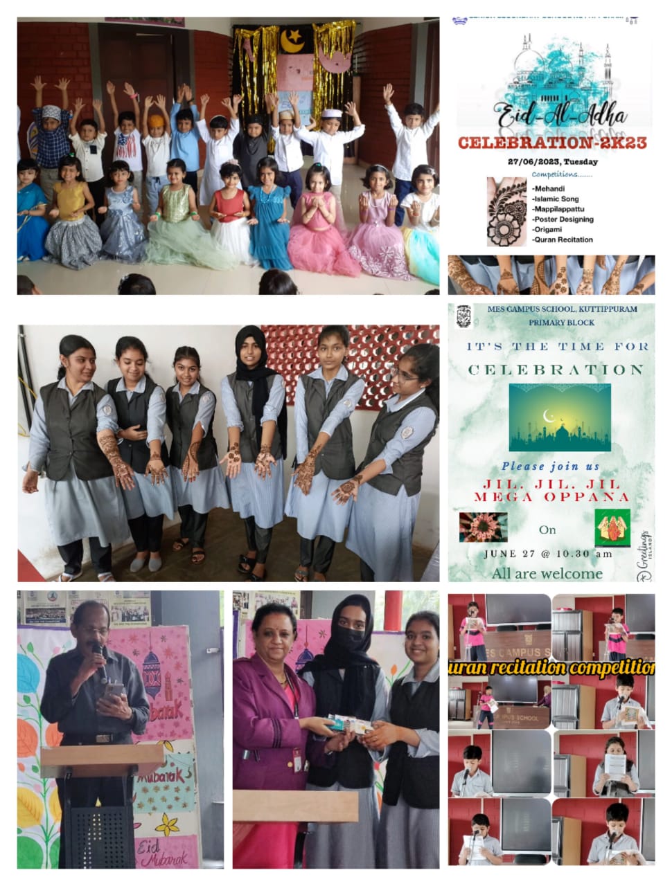 Eid celebration: - MES